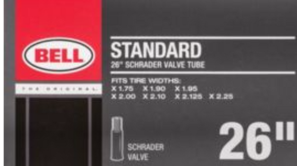 Bell Standard 26'' Schrader Valve Tube – Borderline Bikes